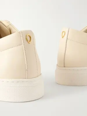 Jennifer Chamandi Leather Sneakers - Neutrals