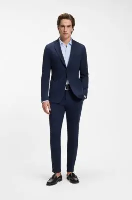 BOSS Regular-fit Dress Shirt In Stretch Jersey