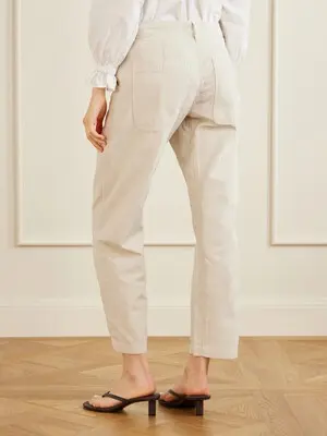 Citizens Of Humanity Winslow Utility Organic Cotton Straight-leg Pants - Neutrals