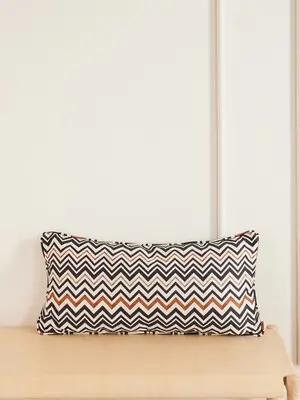 Missoni Belfast Striped Terry Cushion - Black