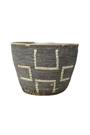 Botanical Boys Neutrals / Vintage Tutsi Basket Rwanda One Zero Six Four - Brown