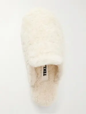 TEKLA Shearling Slip-on Slippers