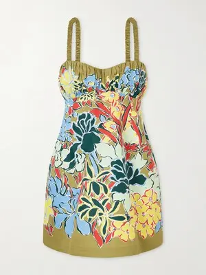 ALEMAIS Solstice Organic Cotton Printed Mini Dress - Multi