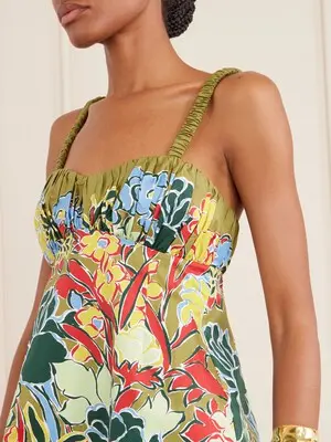 ALEMAIS Solstice Organic Cotton Printed Mini Dress - Multi