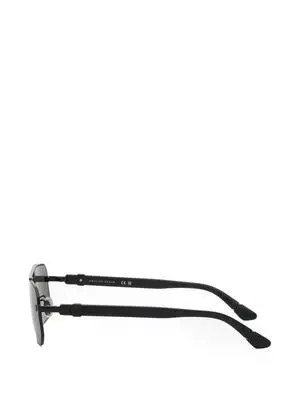Philipp Plein Double-bridge Pilot-frame Sunglasses