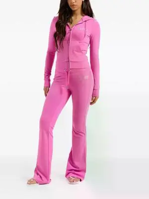 Juicy Couture Diamanté-embellished Jersey Track Pants