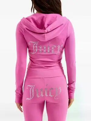 Juicy Couture Diamanté-embellished Jersey Track Pants