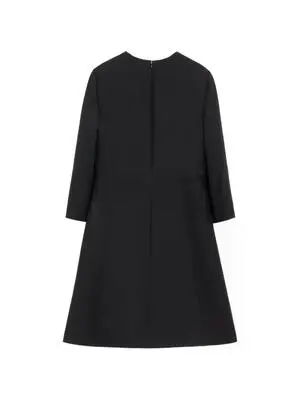 Valentino Garavani Vgold Crepe Couture Dress - Black