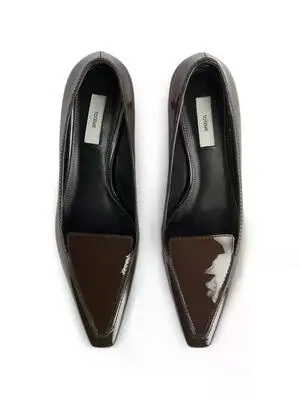 TOTEME Patent Leather Pointed-toe Pumps