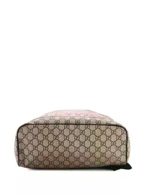 Gucci Gg Coated Canvas Zip Around Backpack