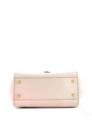 Burberry Medium Leather Tote Bag With Buckle Detail