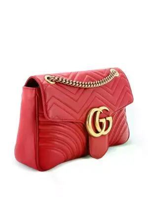 Gucci Gg Marmont Matelassé Leather Medium Shoulder Bag