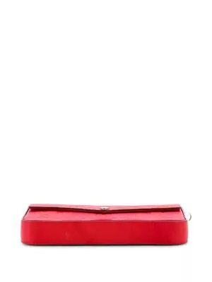 LOUIS VUITTON Felicie Pochette Monogram Empreinte Leather Crossbody Bag - Red