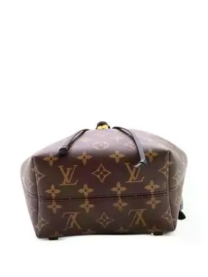LOUIS VUITTON Montsouris Nm Monogram Canvas And Leather Backpack
