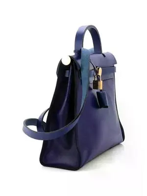 Hermès Herbag Zip Berline 31 Shoulder Bag - Blue