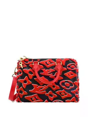 LOUIS VUITTON Speedy Bandouliere 25 Satchel Bag - Red