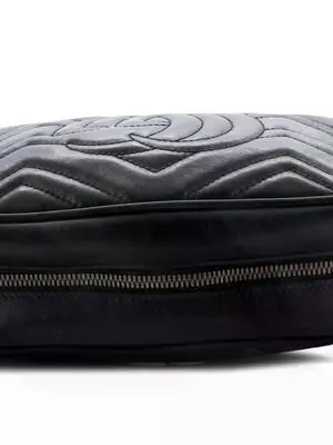 Gucci Matelassé Leather Shoulder Bag - Black