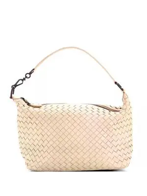 Bottega Veneta Small Intrecciato Zip Hobo Shoulder Bag - Neutrals