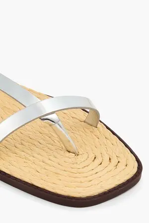 Farm Rio Mirrored-leather Sandals