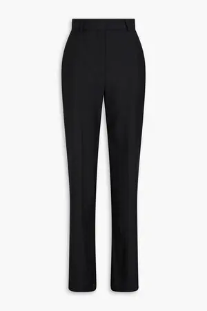 Alexander McQueen Wool Crepe Tailored High-rise Pants