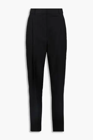 Alexander McQueen Wool-crepe Tapered Trousers