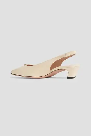 Bally Selika Patent Leather Slingback Pumps