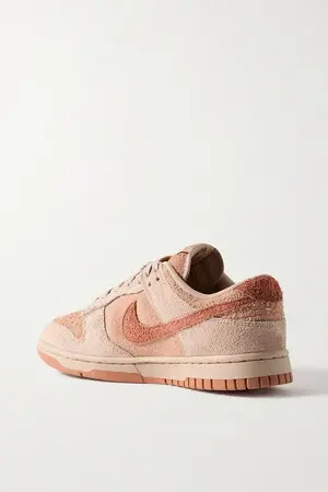 Nike Dunk Low Brushed Suede Sneakers - Beige