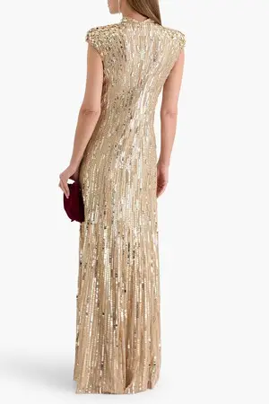 Jenny Packham Ernest Embellished Tulle Gown