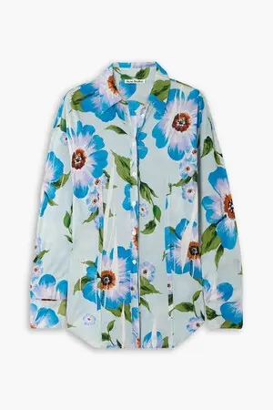 Acne Studios Floral Print Voile Shirt