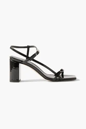 AeydĒ Franzi Patent Leather Block Heel Sandals