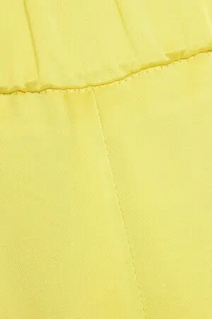 JIL SANDER Satin Wide-leg Trousers - Yellow