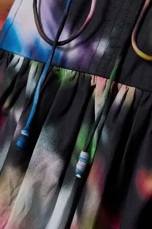 Ulla Johnson Kiran Belted Printed Cotton-poplin Midi Dress