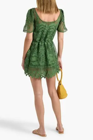 Farm Rio Crochet Mini Dress