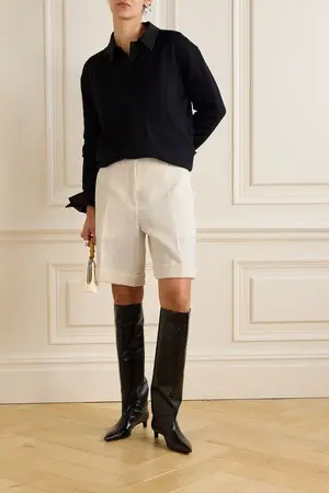 JIL SANDER Linen Shorts