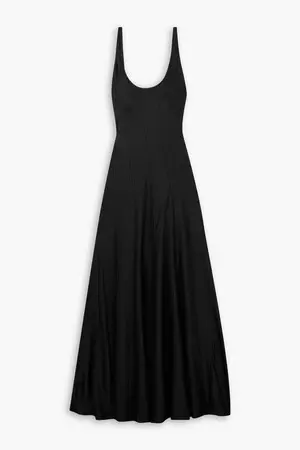 JIL SANDER Jersey Midi Dress - Black