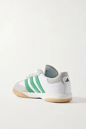 Adidas Samba Suede Trimmed Leather Sneakers