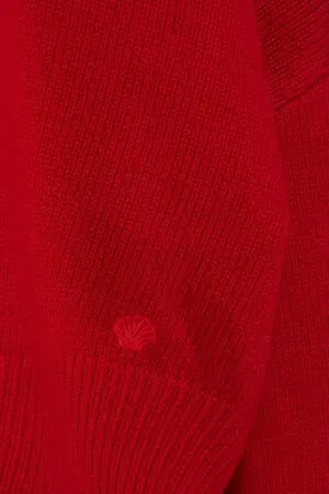 Loulou De Saison Wool And Cashmere-blend Turtleneck Sweater - Red