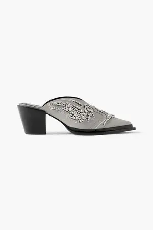Women's Embellished Western Mules