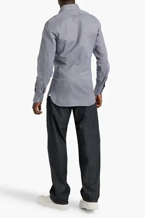 TOM FORD Checked Cottonjacquard Shirt