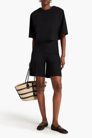 RÓHE Twill Shorts With Pressed Creases