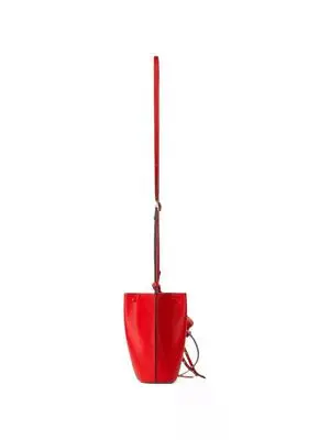 Givenchy Snap Nano Logo-print Bucket Bag - Red