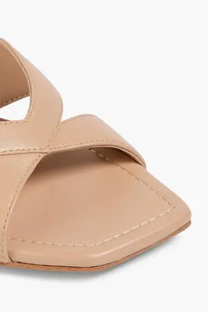 STUART WEITZMAN Miami Leather Mules