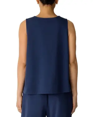 Eileen Fisher Cotton Tank Top - Deep Dive
