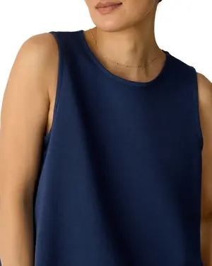 Eileen Fisher Cotton Tank Top - Deep Dive