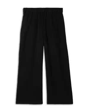 Eileen Fisher Textured Cotton Ankle Pants