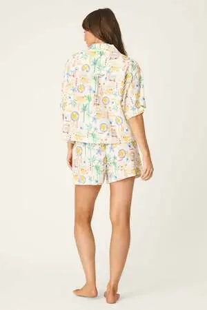 PJ Salvage Ciao Babe Aperitivo Afternoon Short Pajama Set