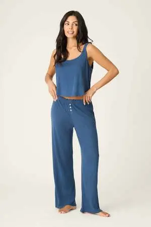 PJ Salvage Pointelle Essentials Pj Set - Deep Sea