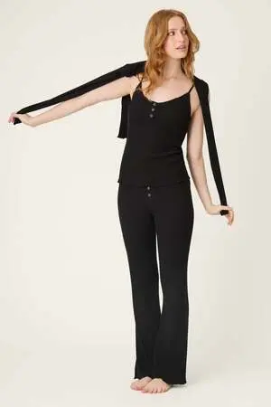 PJ Salvage Reloved Rib 3-piece Lounge Pajama Set