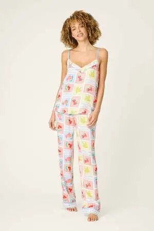 PJ Salvage Frutta Fresca Summer Harvest Long Lounge Pajama Set