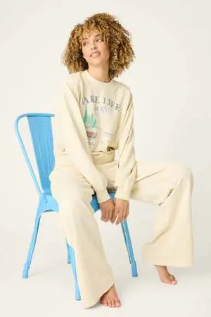 PJ Salvage Washed Away Lake Life For Life Long Lounge Pajama Set